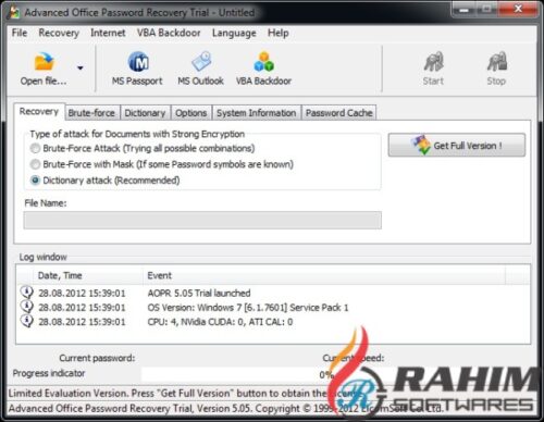 Advanced Password Recovery Suite 2023 Free Download - Rahim Soft