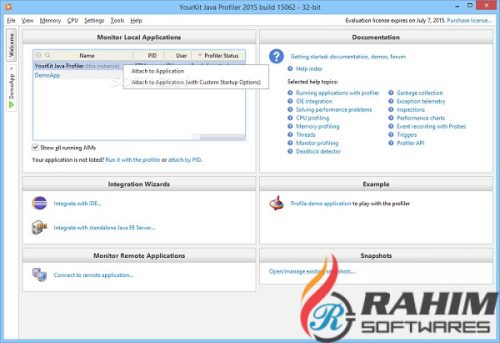 YourKit Java Profiler 2019 Free Download - Rahim Soft