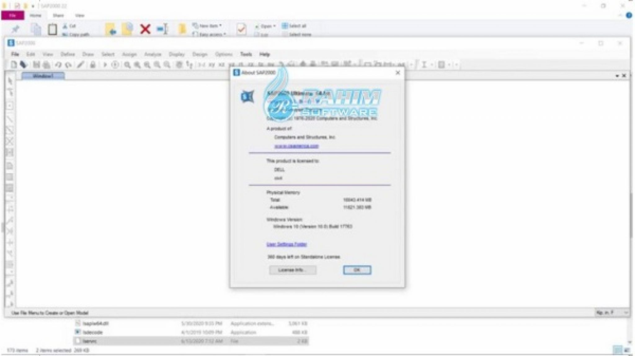 CSI SAP2000 Ultimate 22.2 Free Download - Rahim Soft