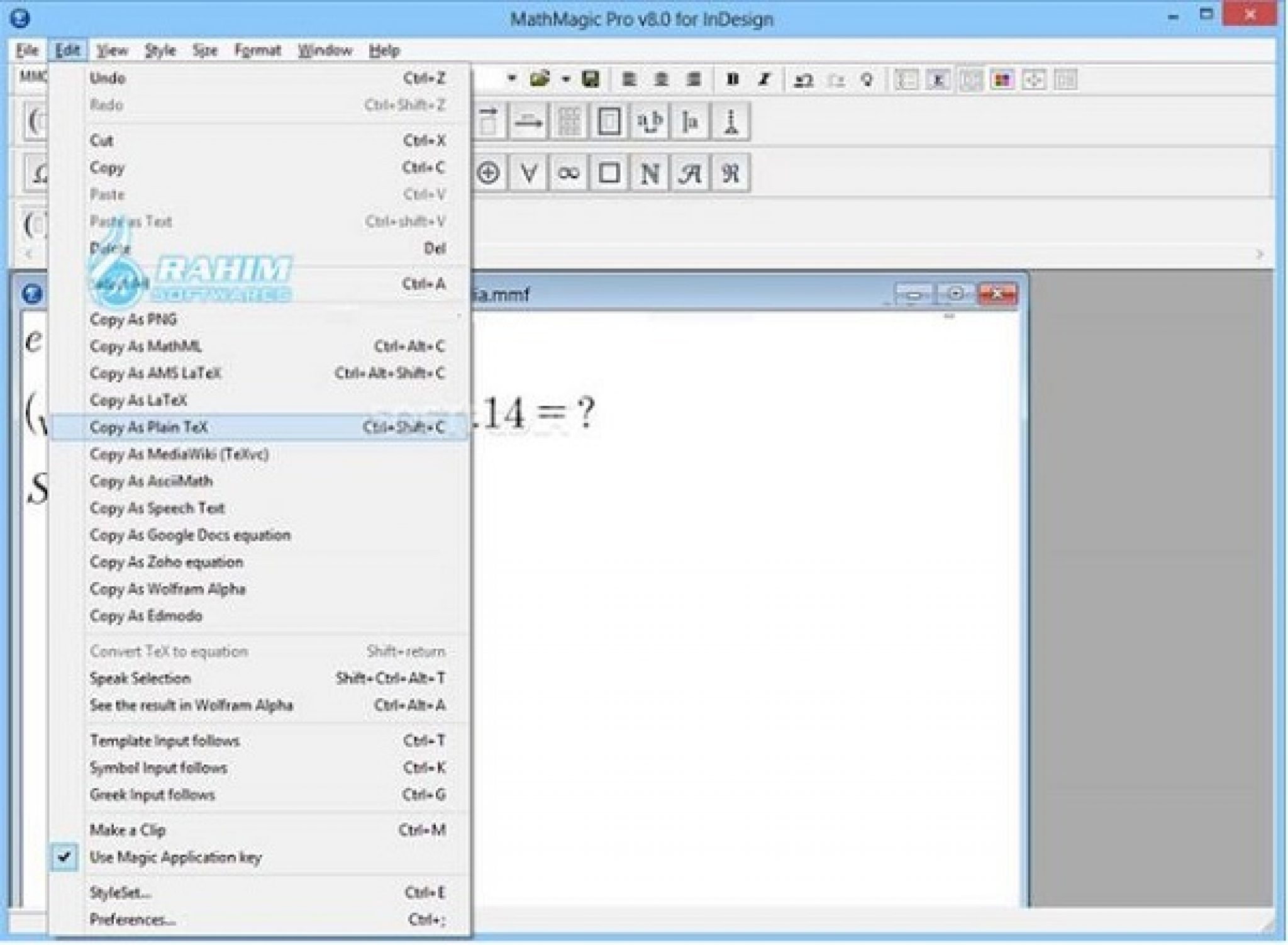 MathMagic Pro 8.72 for Adobe InDesign Free Download