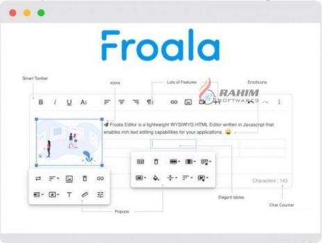 Froala WYSIWYG HTML Editor 4 Free Download - Rahim soft