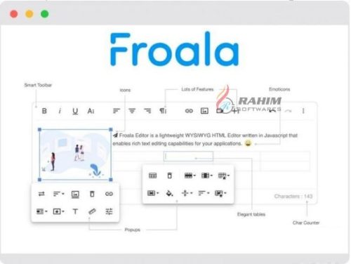 Froala WYSIWYG HTML Editor 4 Free Download - Rahim Soft