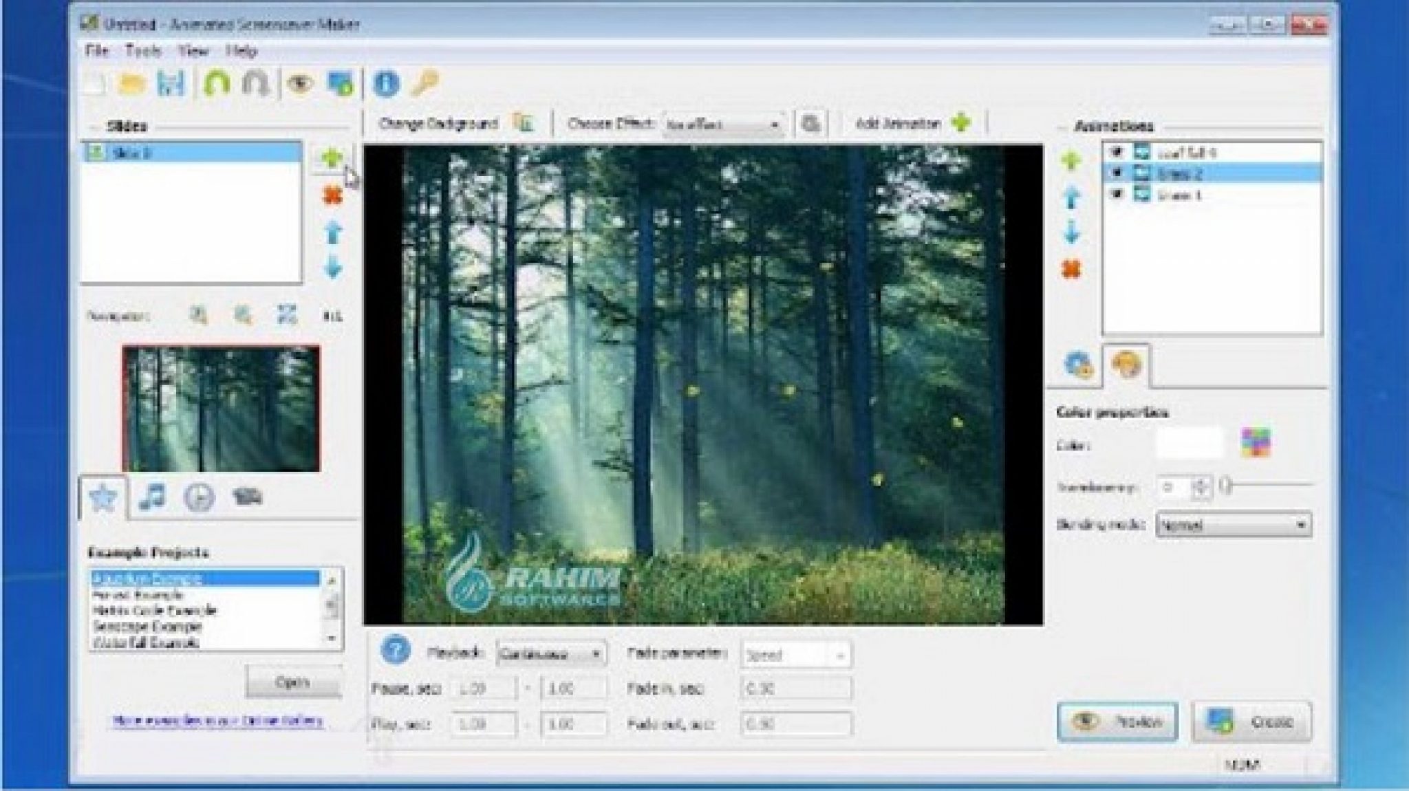 Animated Screensaver Maker 2021 v4.5 Free Download - Rahim Soft