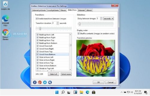 Endless Slideshow Screensaver Pro 1.20 Free Download - Rahim Soft