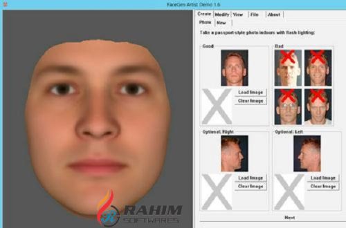 FaceGen Artist Pro 3.10 Free Download 32 Bit & 64 Bit - Rahim Soft