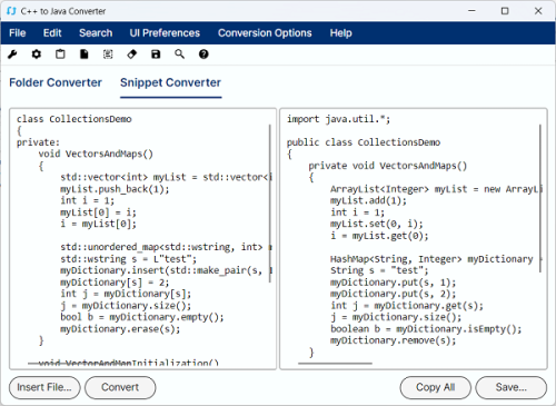 C++ to Java Converter Premium Edition 25.4 Free Download - Rahim soft